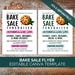 Valentines Gram Fundraiser Canva Template, Valentine Candy Tag Flyer ...