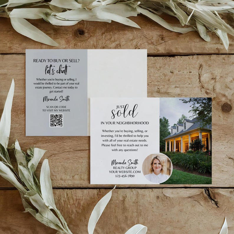 Real Estate Just Sold Postcard, Just Sold Your Neighbors House Real ...