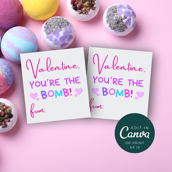 Bath Bomb Tag - Etsy