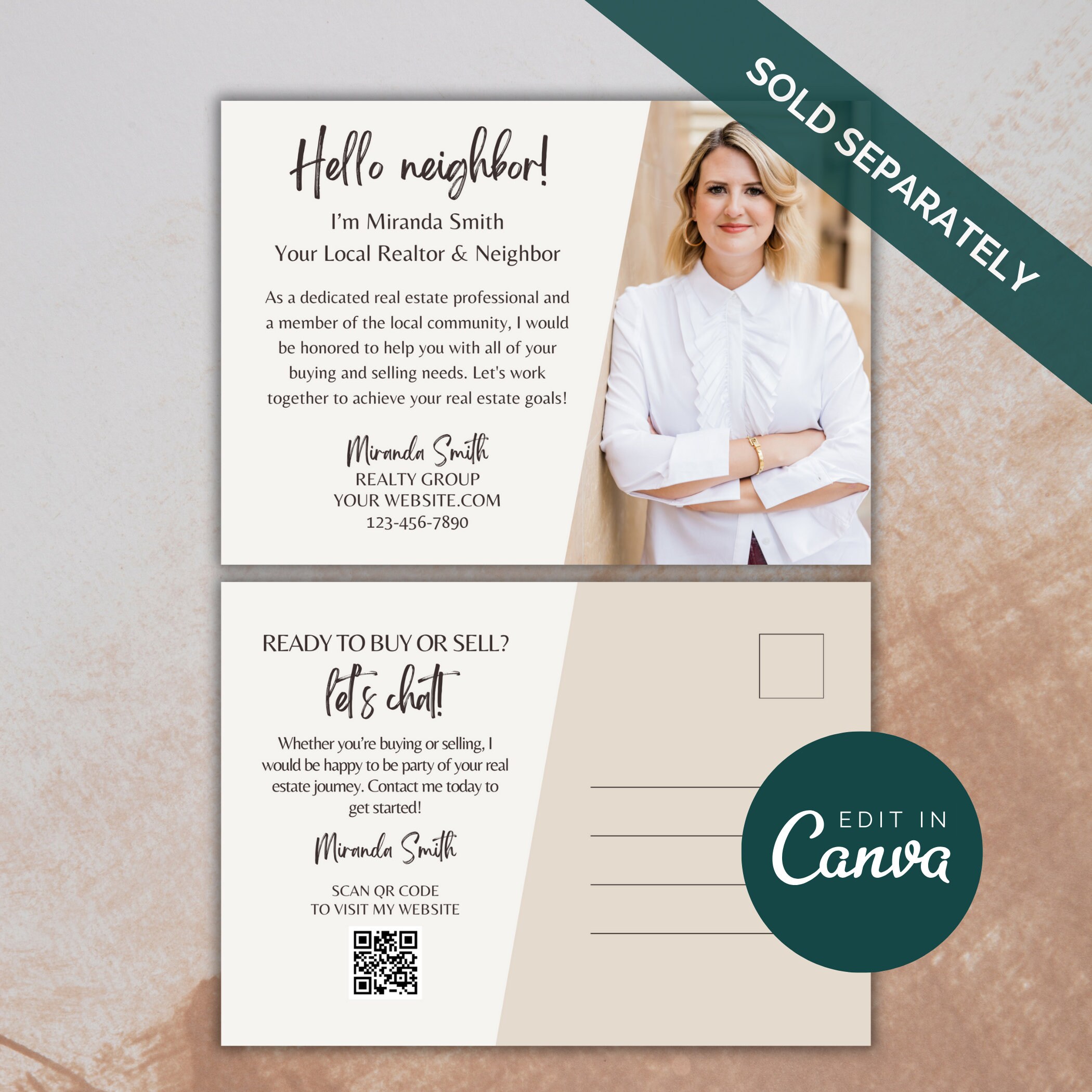 Modern Real Estate Postcard, Luxury Real Estate Postcard, Realtor ...