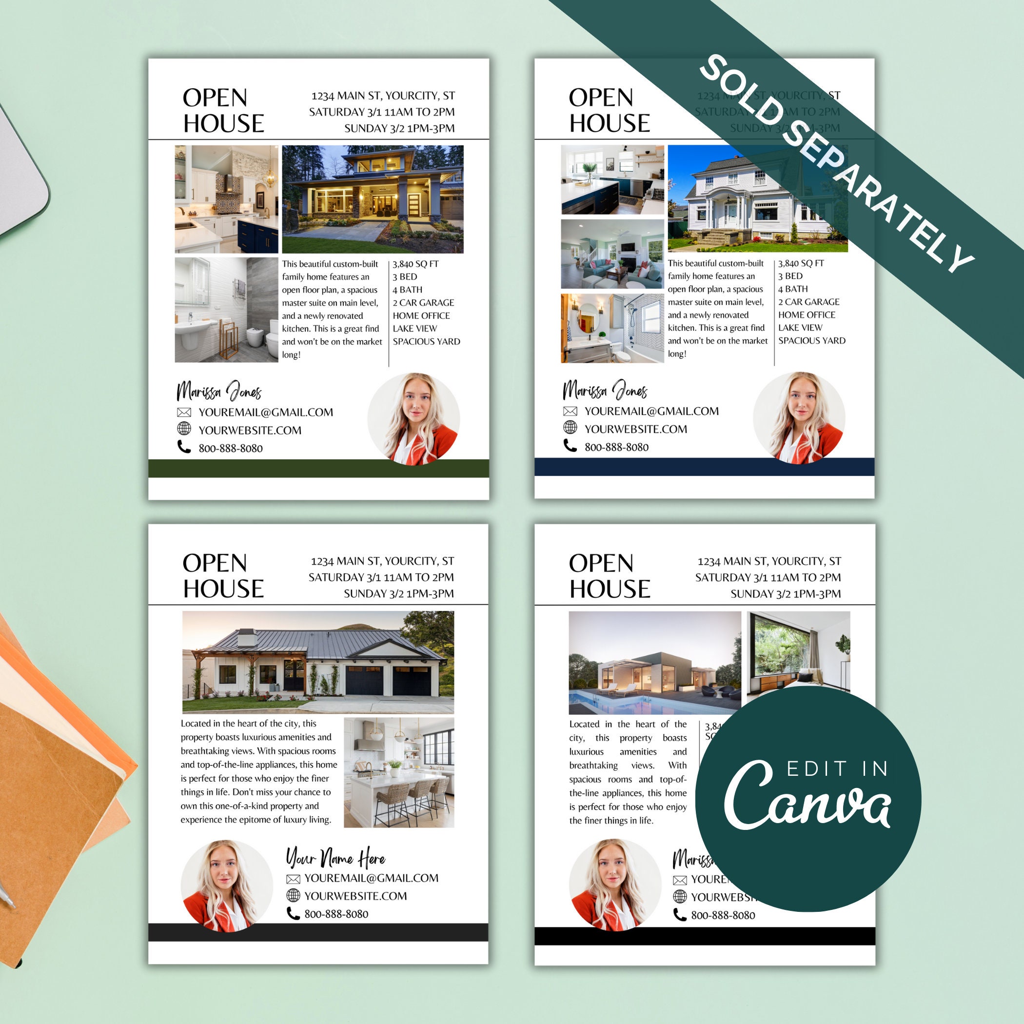Modern Real Estate Postcard, Luxury Real Estate Mailer, Hello Neighbor ...