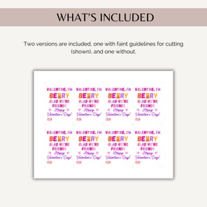 Gummy Bear Valentine Tag, Gummy Bear Valentine Instant Download, Gummy ...