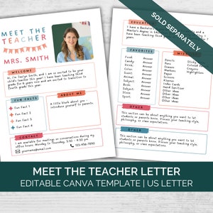 Botanical Meet the Teacher Template Boho, Elementary All About Me ...