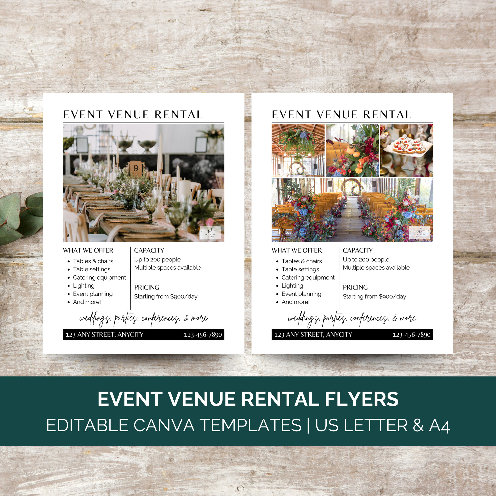 Event Venue Rental Flyer, Editable Event Space Rental Flyer, Marketing ...