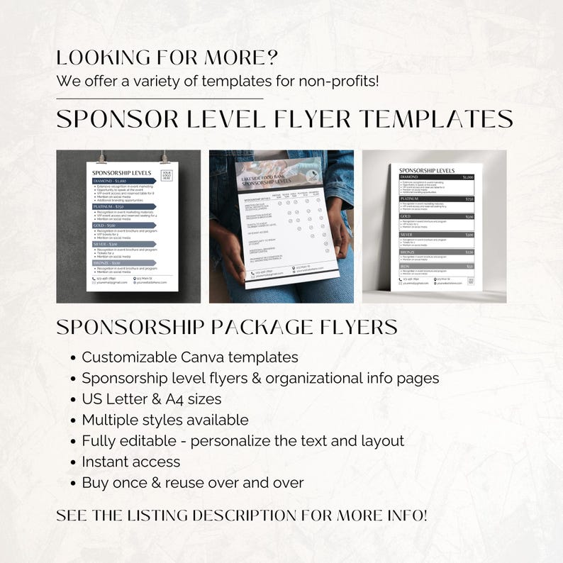 One Pager Nonprofit Canva Templates, Non Profit Program Infographic ...