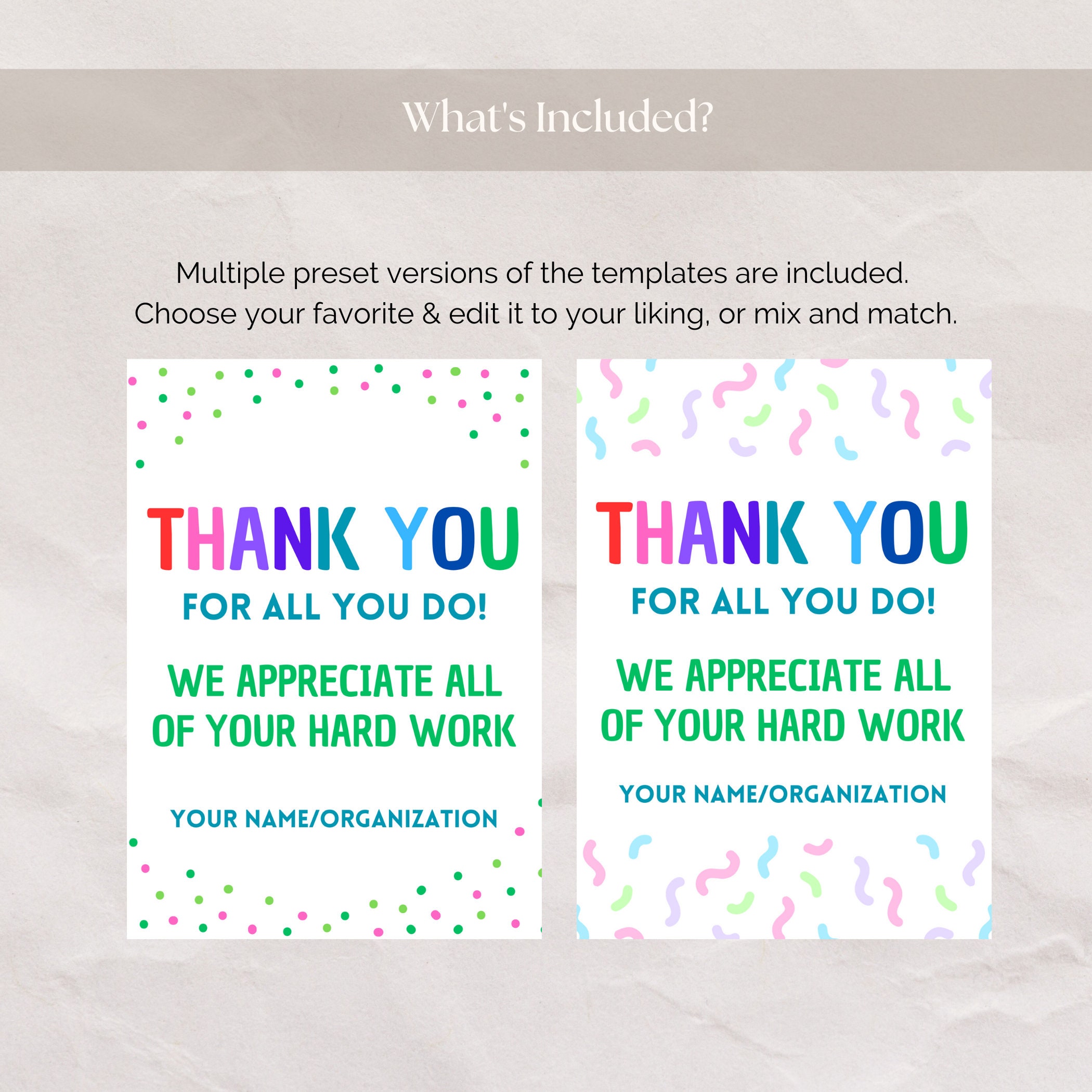 Employee Appreciation Sign Printable, Teacher Appreciation Sign ...