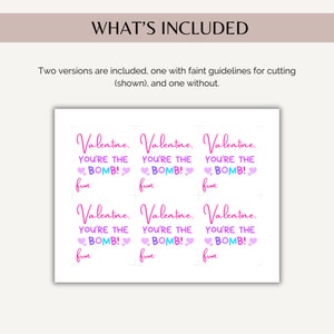 You're the Bomb Bath Bomb Valentine Canva Template, Bath Bomb ...