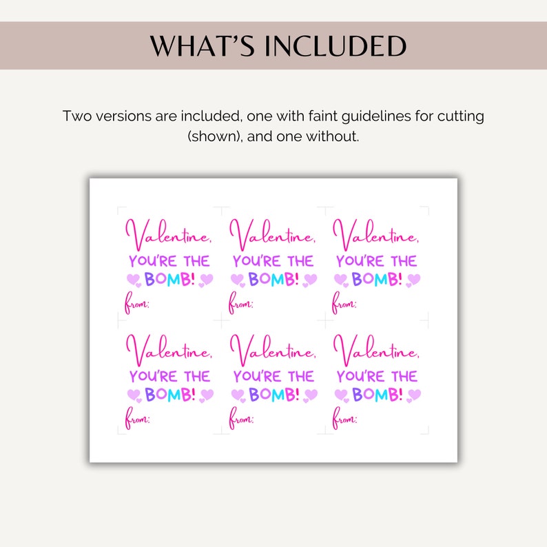 You're the Bomb Bath Bomb Valentine Canva Template, Bath Bomb ...