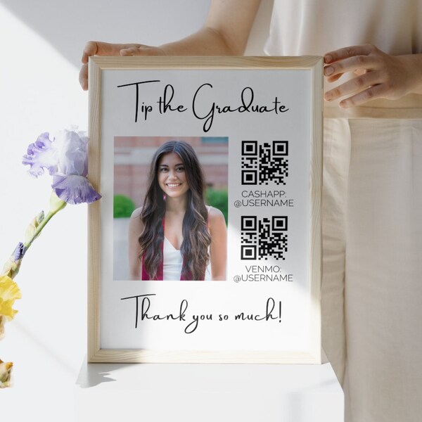 Graduation Venmo Template - Etsy