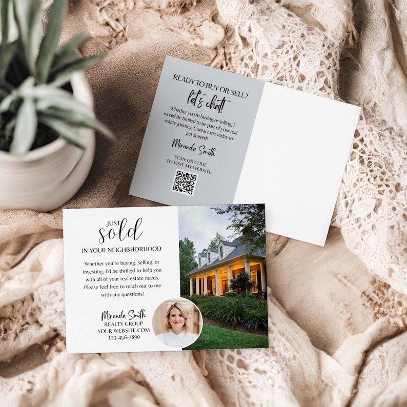 Real Estate Just Sold Postcard, Just Sold Your Neighbors House Real ...