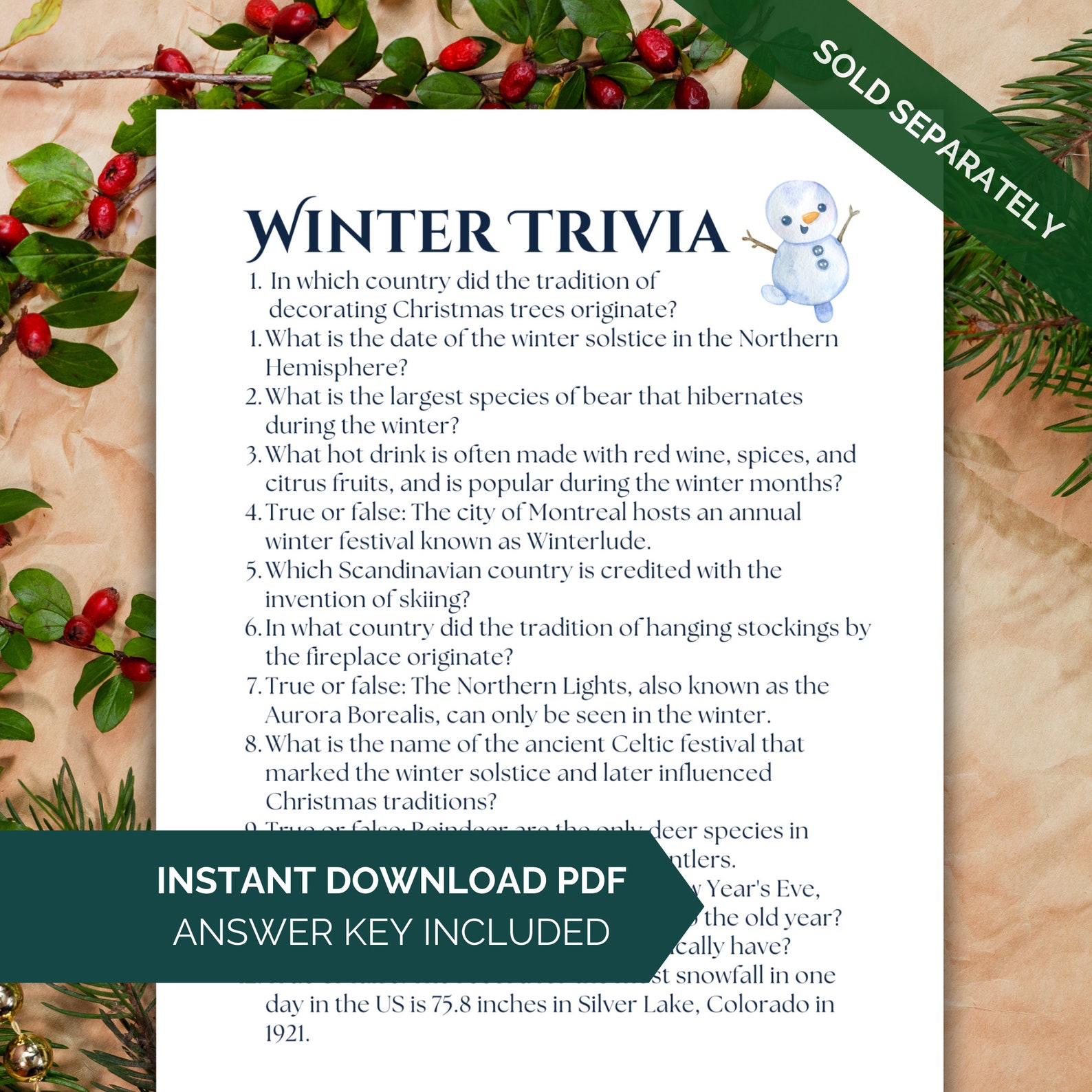 Christmas Word Scramble Game Printable, Christmas Party Game for Kids ...