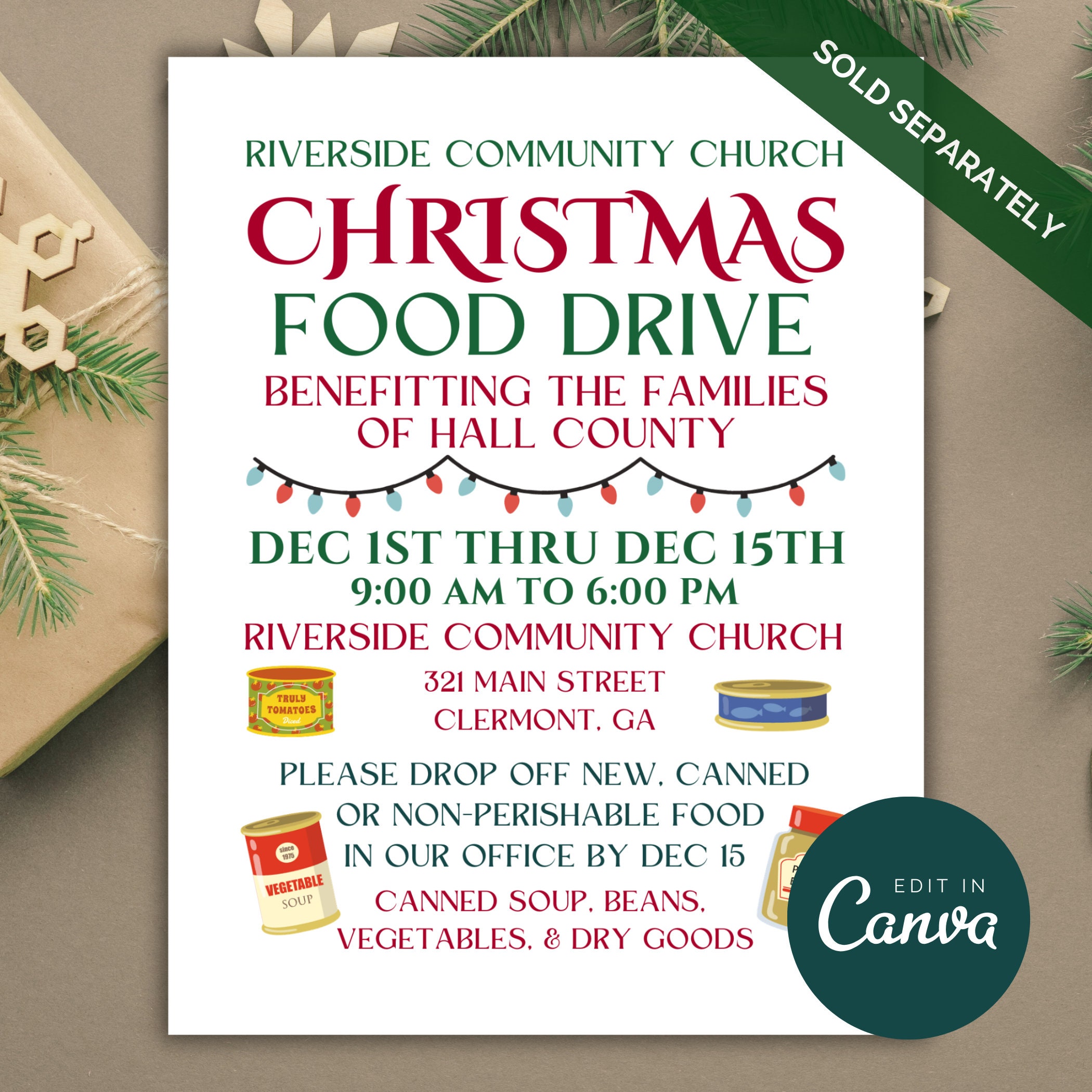 Parents Night Out Flyer Template, Christmas Parents Night Out ...