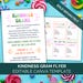 Valentines Day Gram Fundraiser Canva Template, Animal Valentine Candy ...
