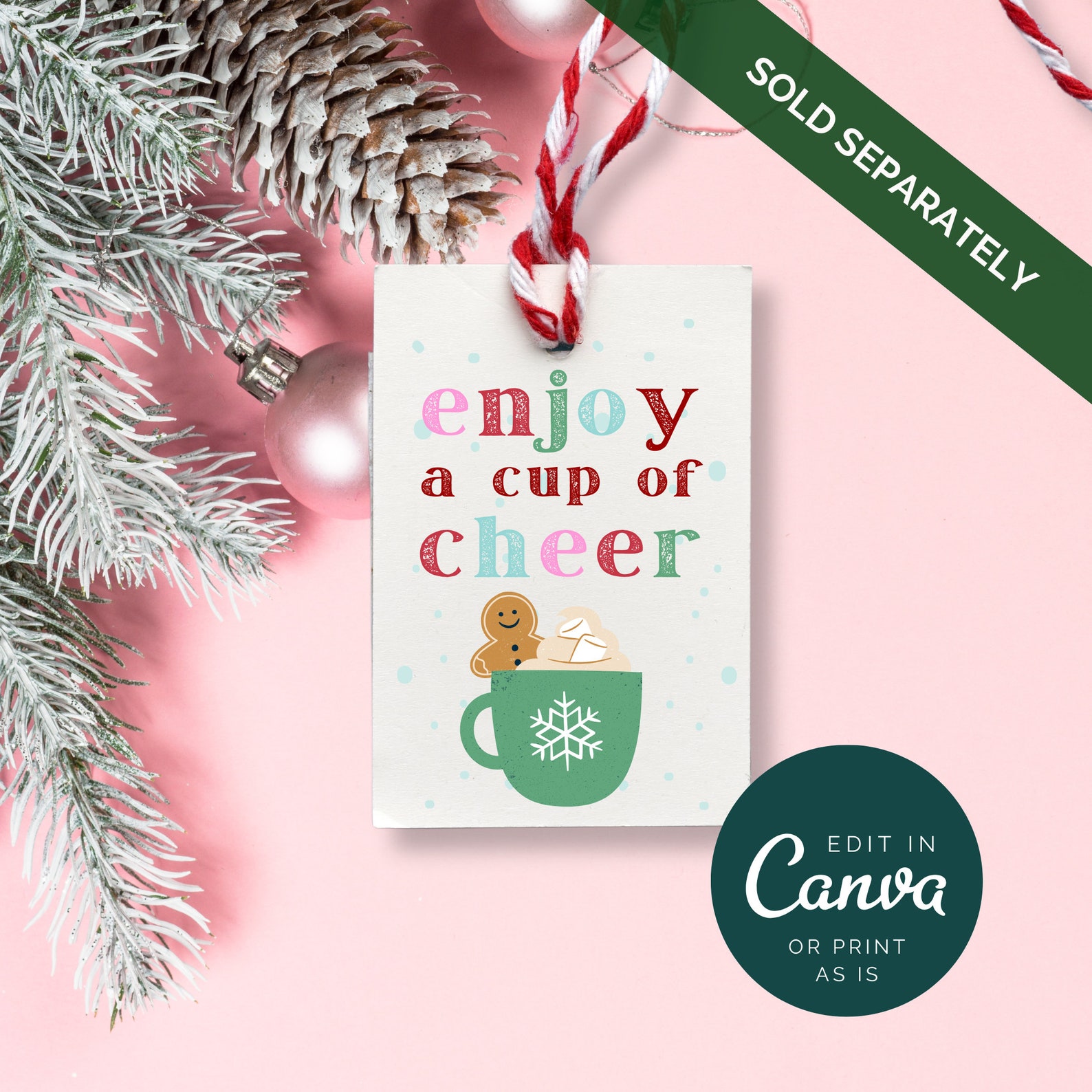 Christmas Simmer Pot Tag, Holiday Stovetop Potpourri Gift Tag ...