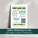 School Spirit Wear Sale Flyer Canva Template, PTO Shirt Fundraiser ...