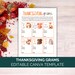 Thanksgiving Gram Flyer Canva Template, Fall Candy Fundraiser ...