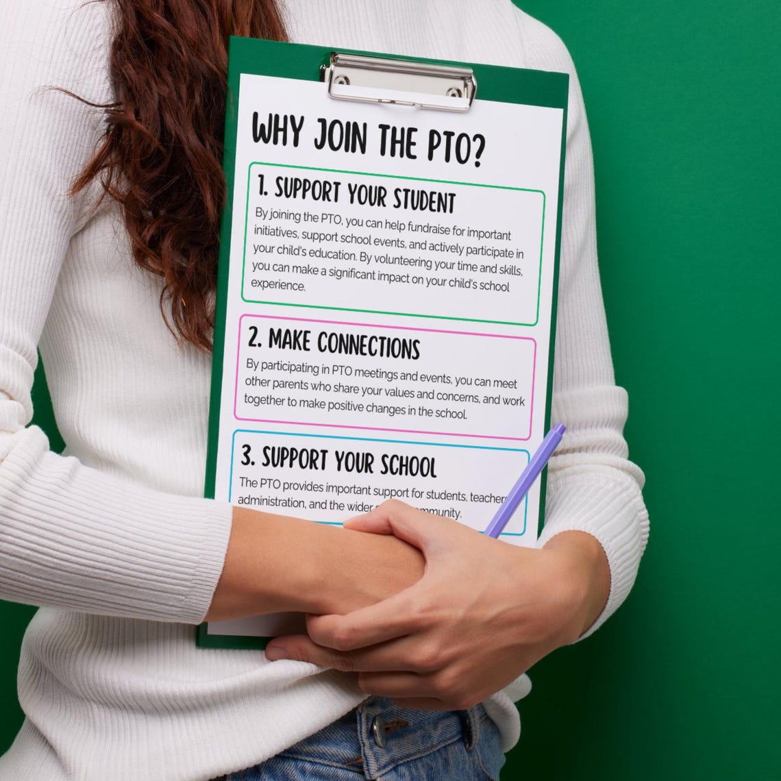 Why Join the PTO Flyer Canva Template, PTO Membership Form, Membership ...