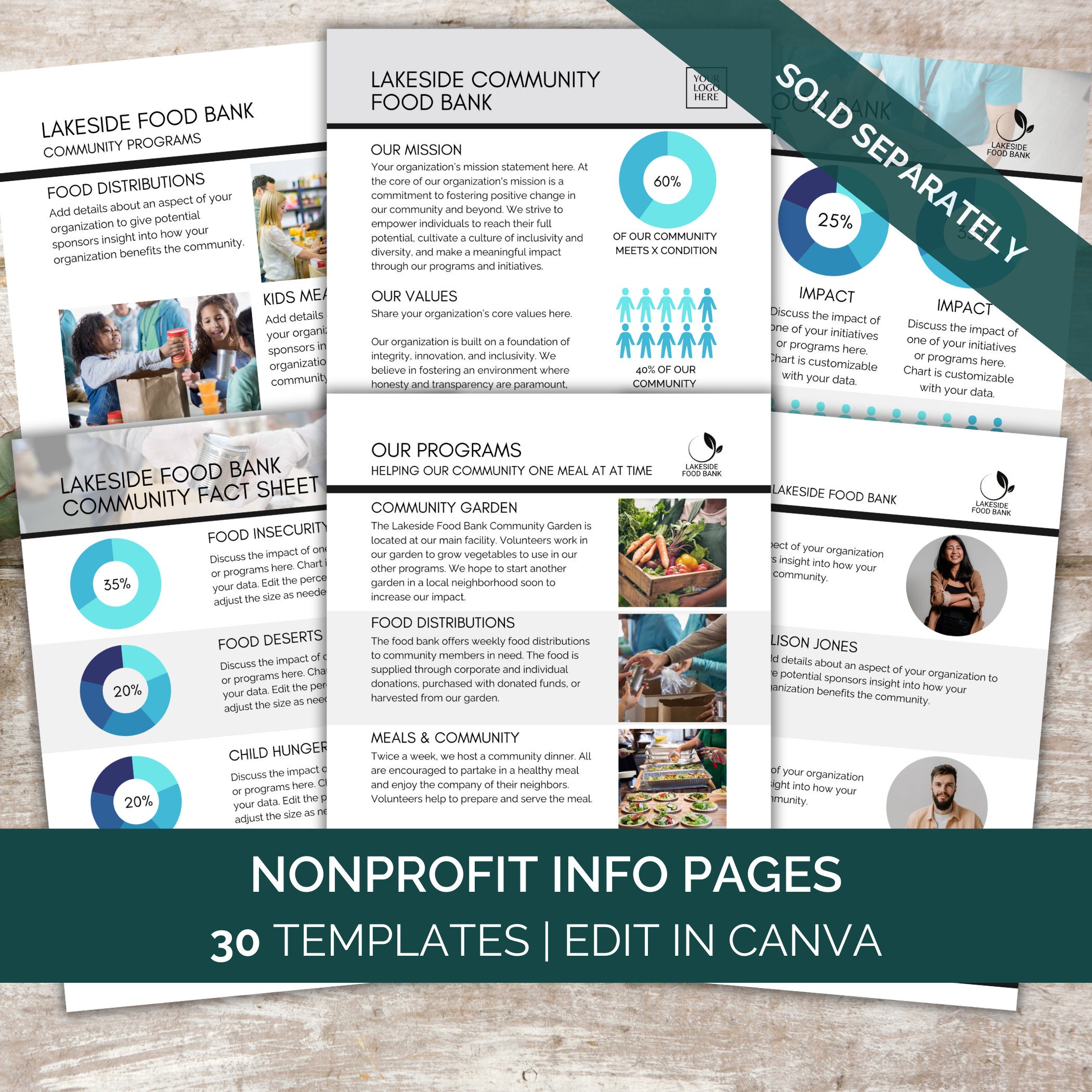 All Purpose Pick A Date Calendar Fundraiser Canva Template, No Photo ...