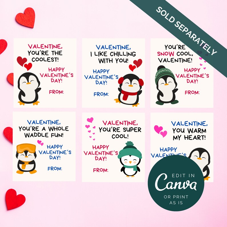 Valentine's Day Duck Card Canva Template, I'm A Lucky Duck Valentine ...