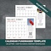 All Purpose Pick A Date Calendar Fundraiser Canva Template, Cheer ...