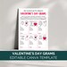 Valentine's Day Gram Fundraiser Canva Template, Animal Valentine Candy ...