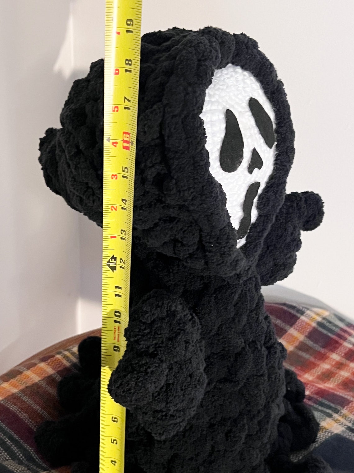 Scream Ghost Face Crochet Doll - Etsy