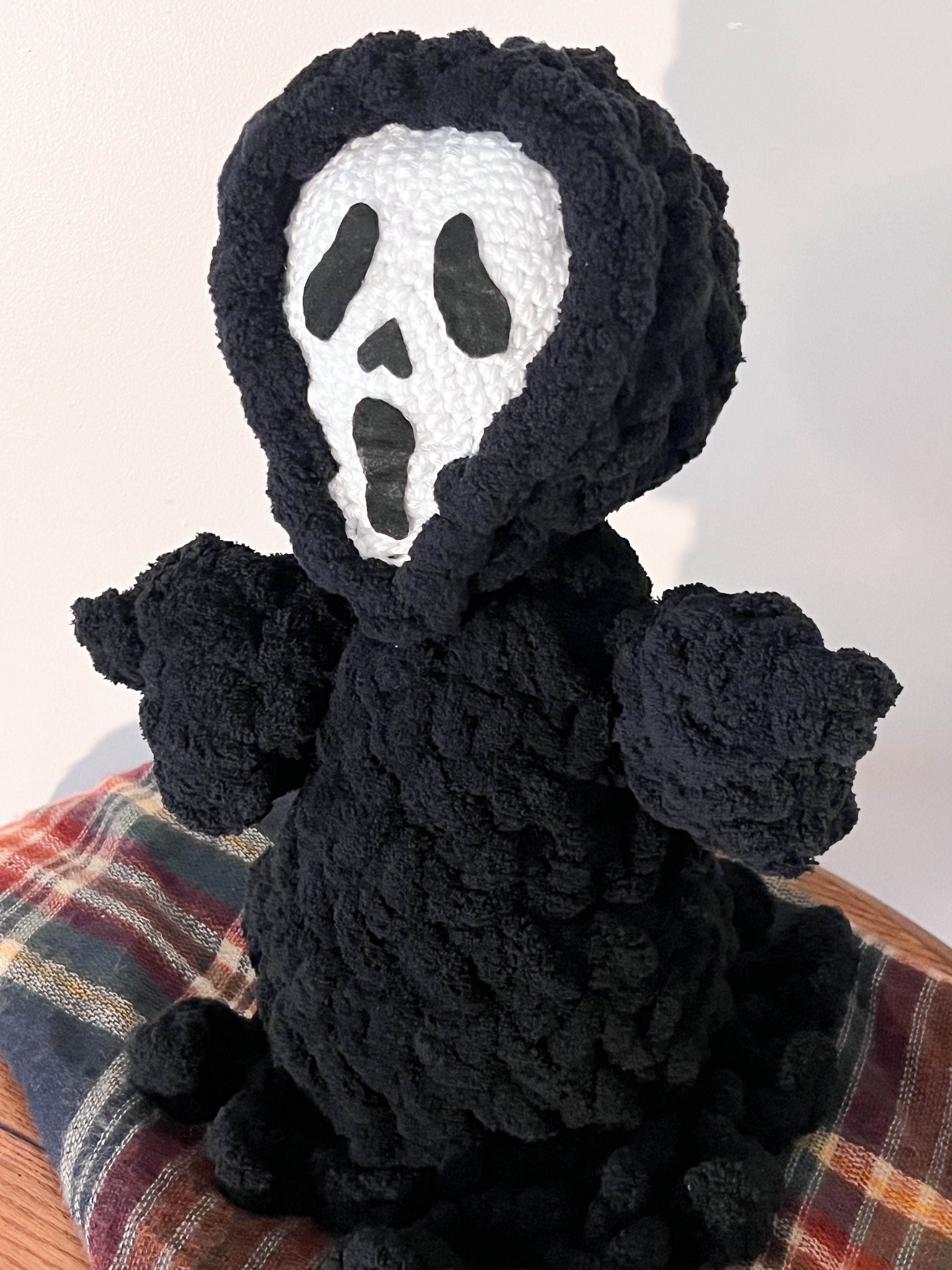 Scream Ghost Face Crochet Doll - Etsy