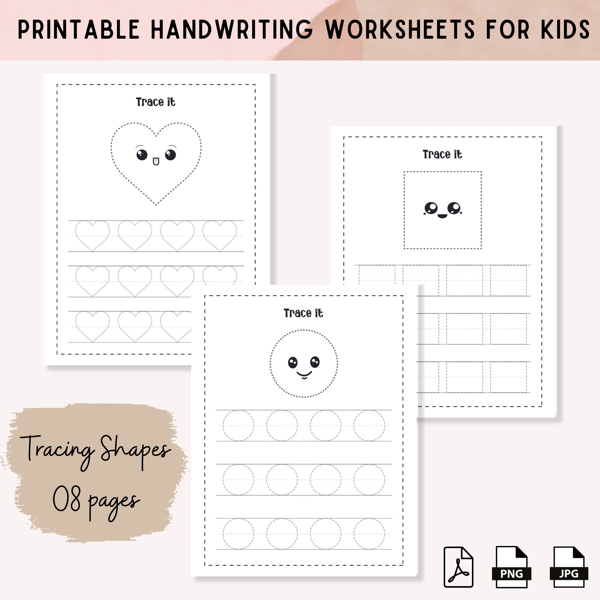 Printable Alphabet Worksheet for Kids Tracing Alphabet - Etsy