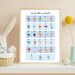 Animals Arabic Learning Poster Arabic Alphabet Animals - Etsy