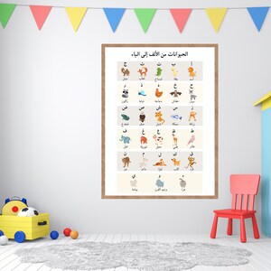 Arabic Learning Posters Animals Arabic Poster Arabic - Etsy