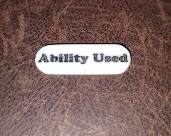 Pokemon Wooden Ability Used Marker Token Counter New Engraved - Etsy