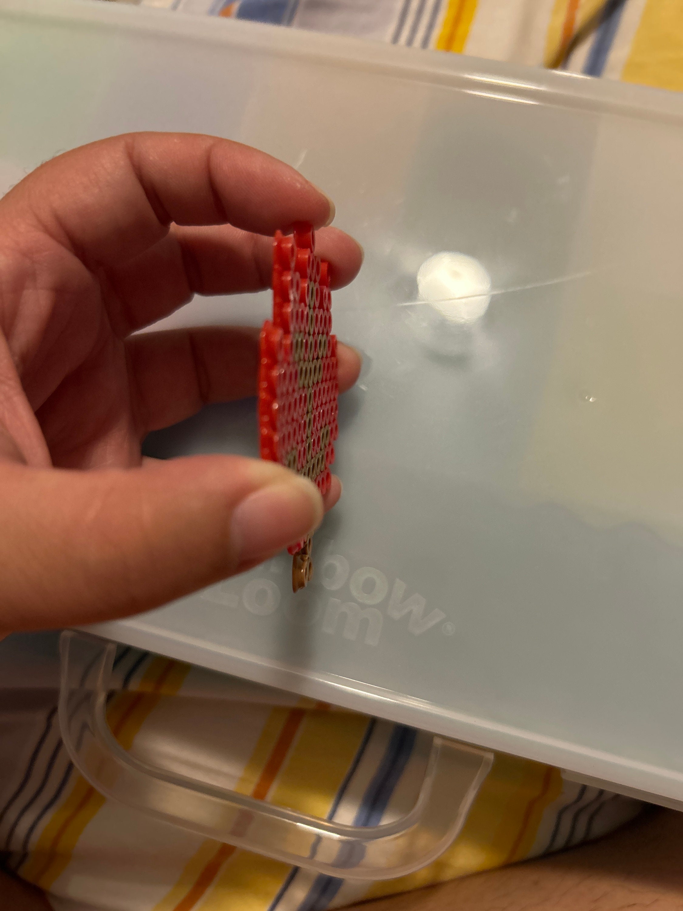 Red and Brown Fall Leaf Perler Beads - Etsy