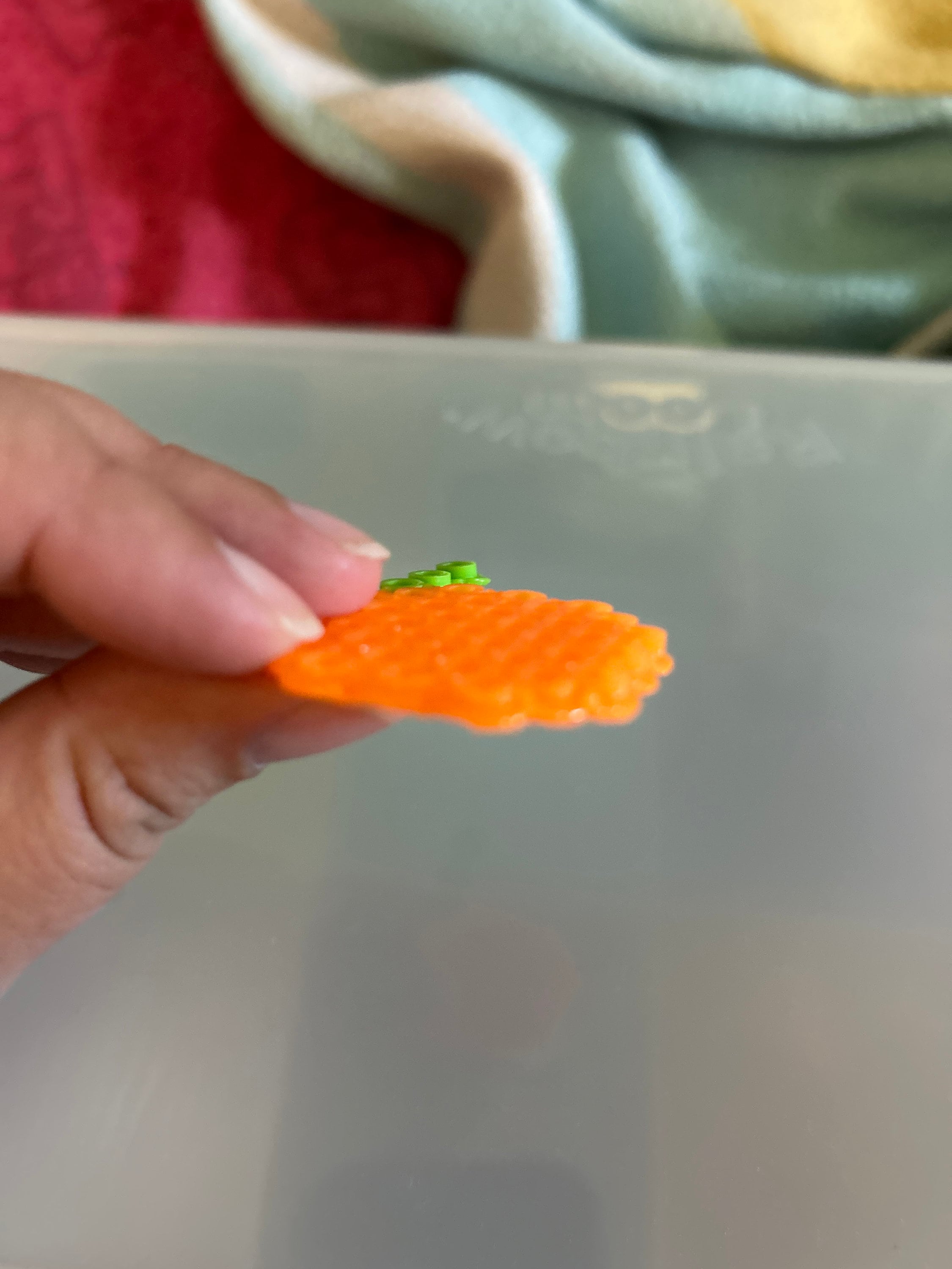 Orange and Green Perler Bead Pumpkin - Etsy