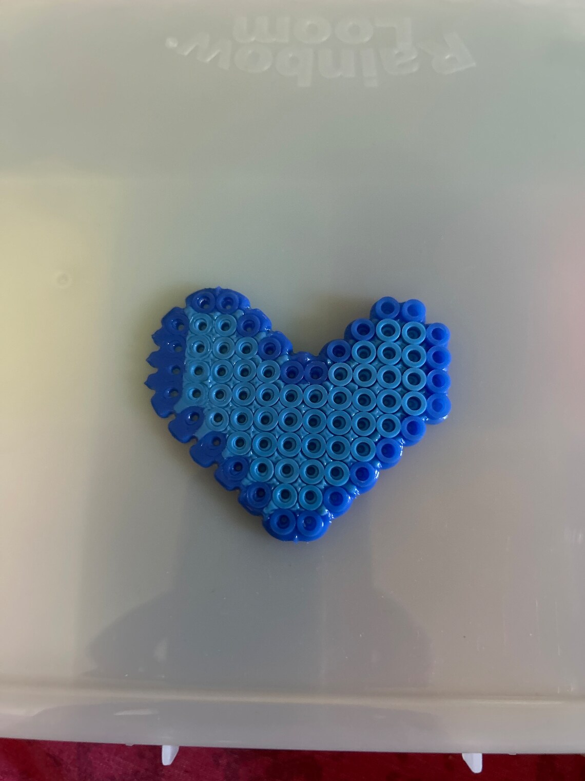 Blue Perler Bead Heart - Etsy