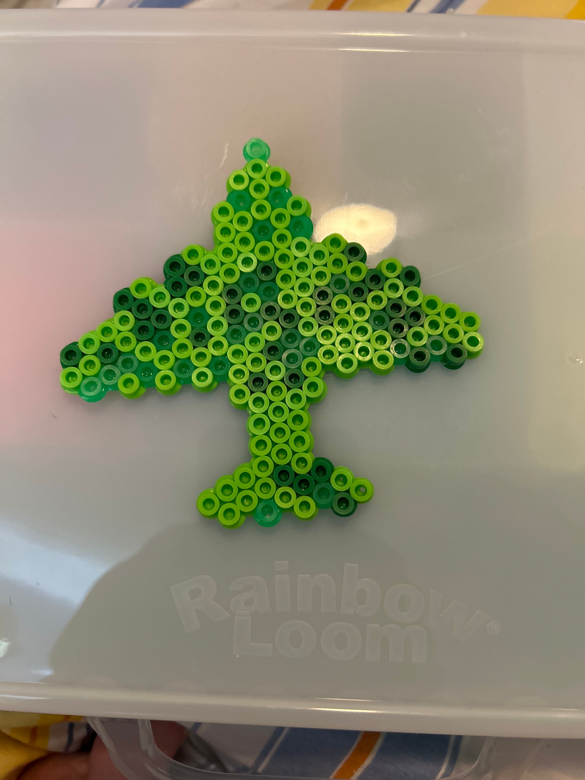 Green Perler Bead Airplane - Etsy