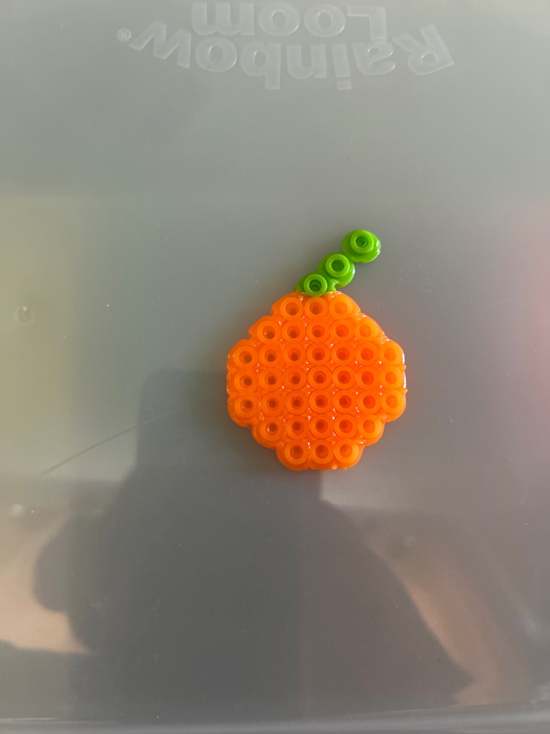 Orange and Green Perler Bead Pumpkin - Etsy