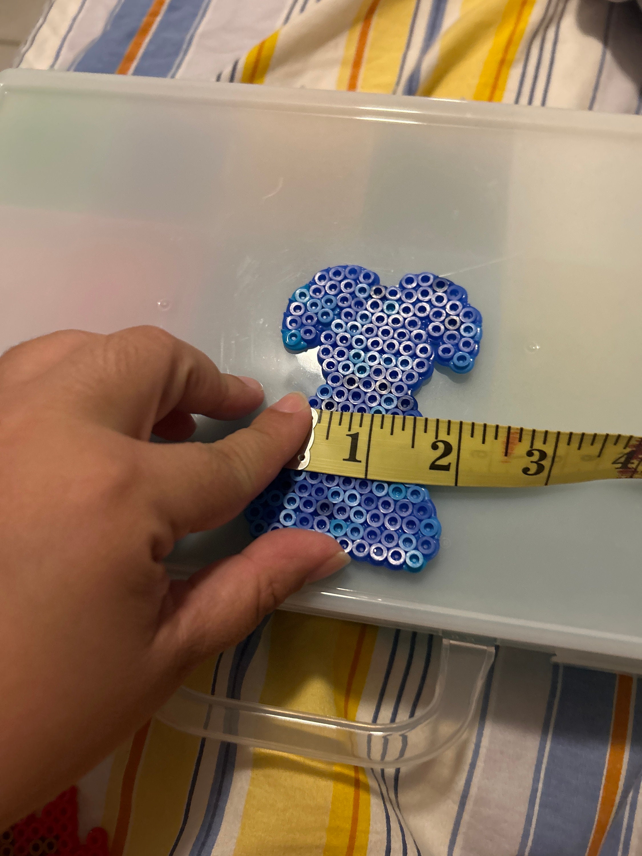 Blue Perler Beads Dog - Etsy