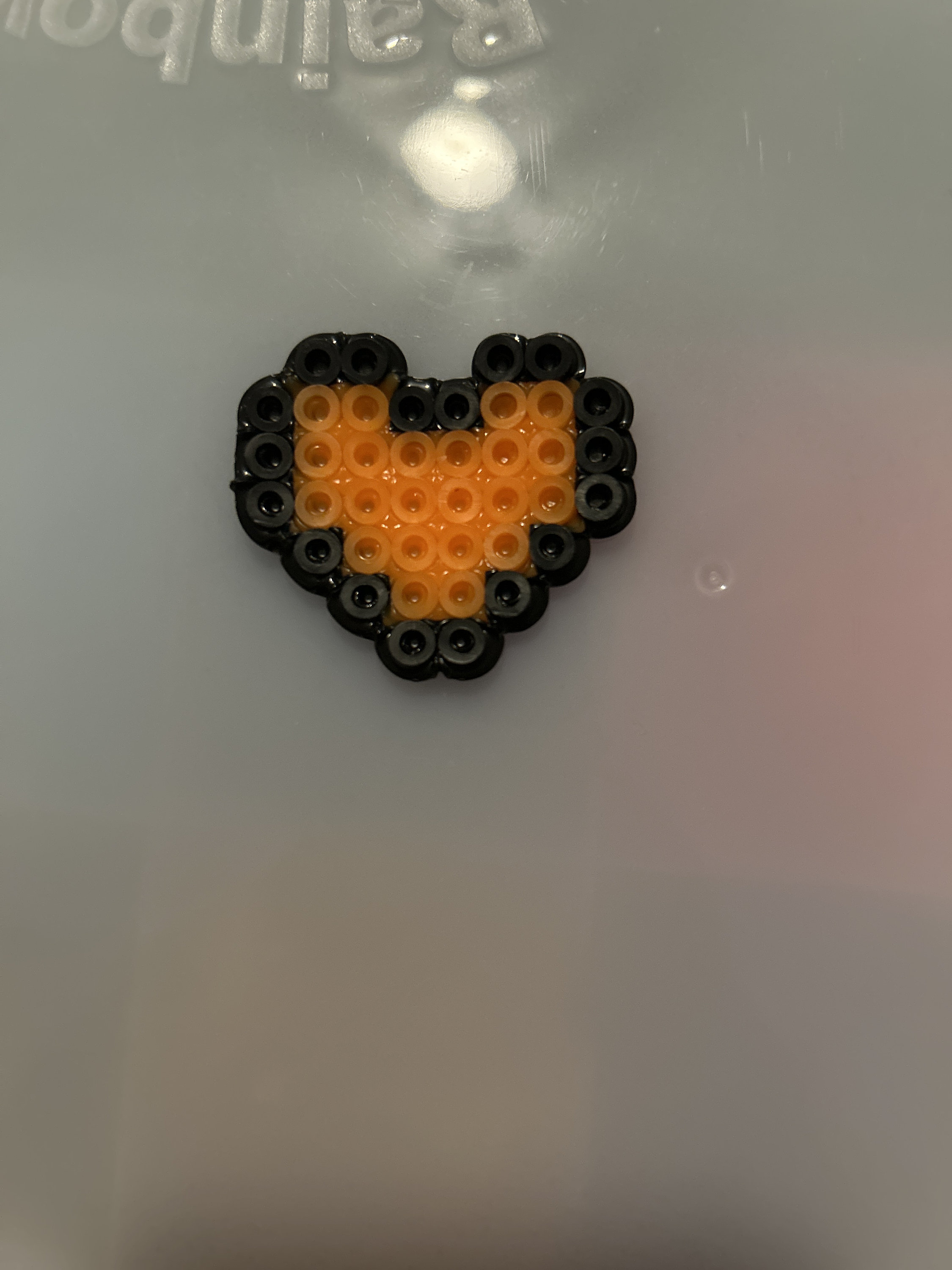 Small Heart Design Perler Beads Pokeball Heart Perler Bead Digital