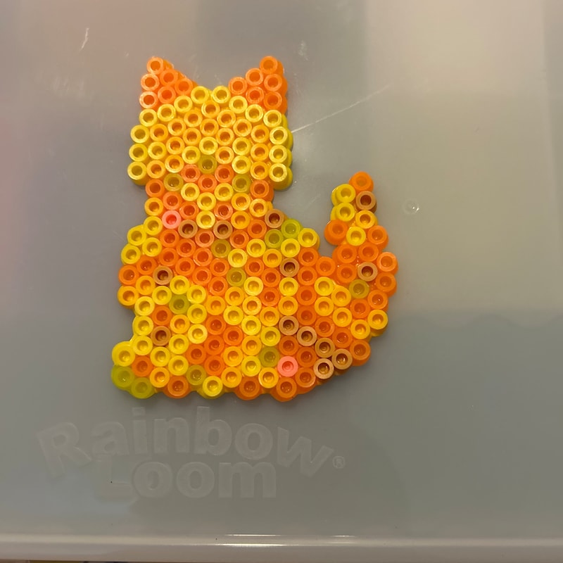 Perler Bead Cat Etsy