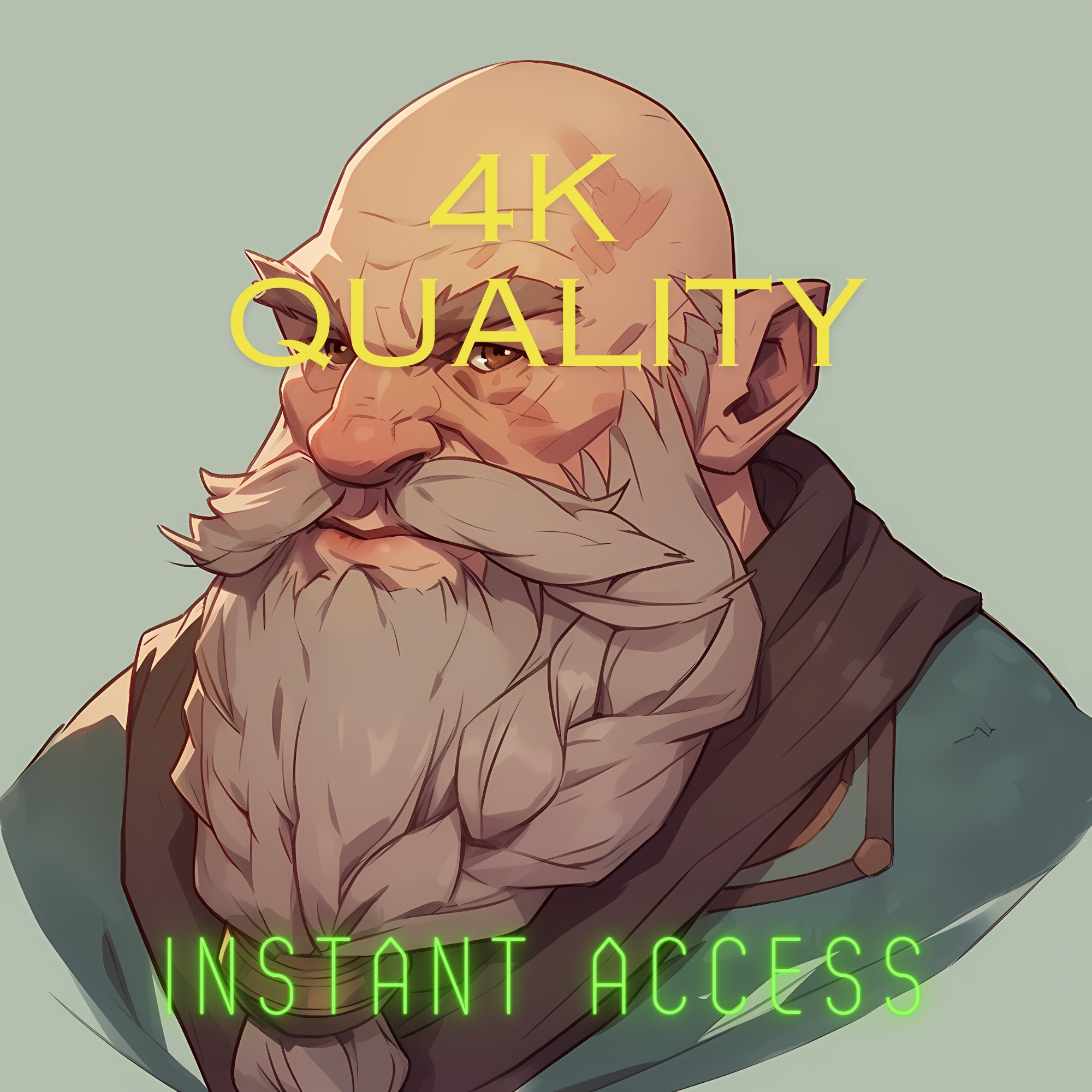 Dwarf Character Portraits: D&D Art Bundle (digital Download, PNG Bundle ...