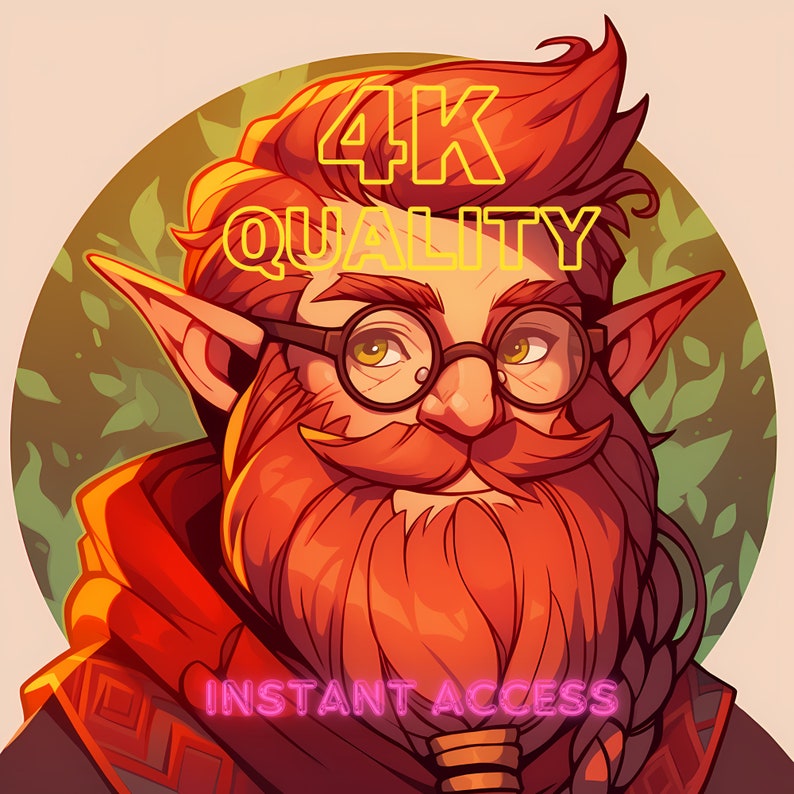 Gnome Portraits: D&D Character Art, TTRPG NPC Bundle (digital Download ...
