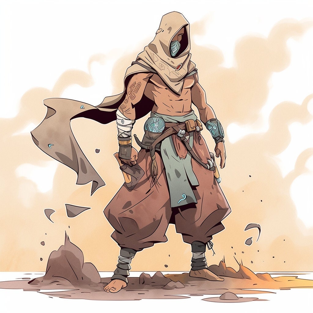 DND 5e- Monk Subclass- Way of Shifting Sands - Etsy