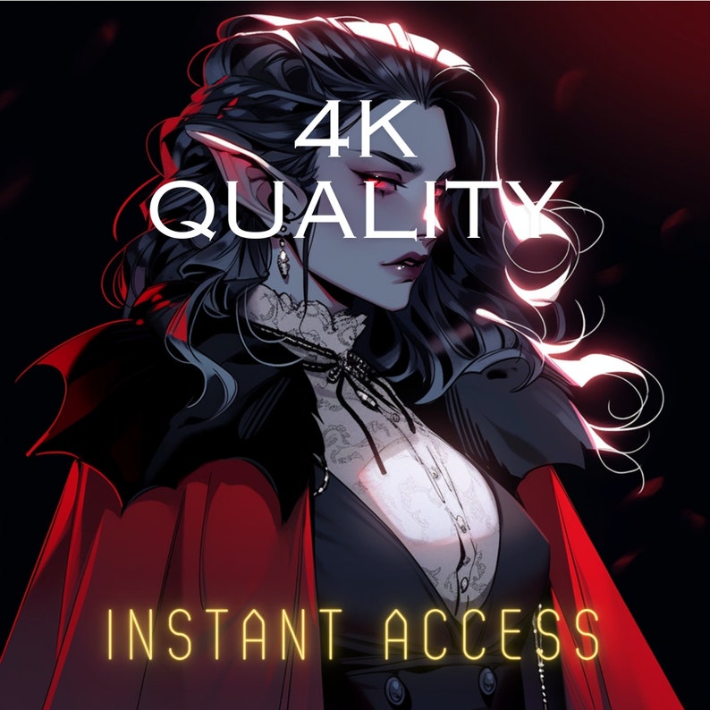 Vampire Bundle 1- 15 Vampire Portraits, Dungeons and Dragons Art, D&D ...