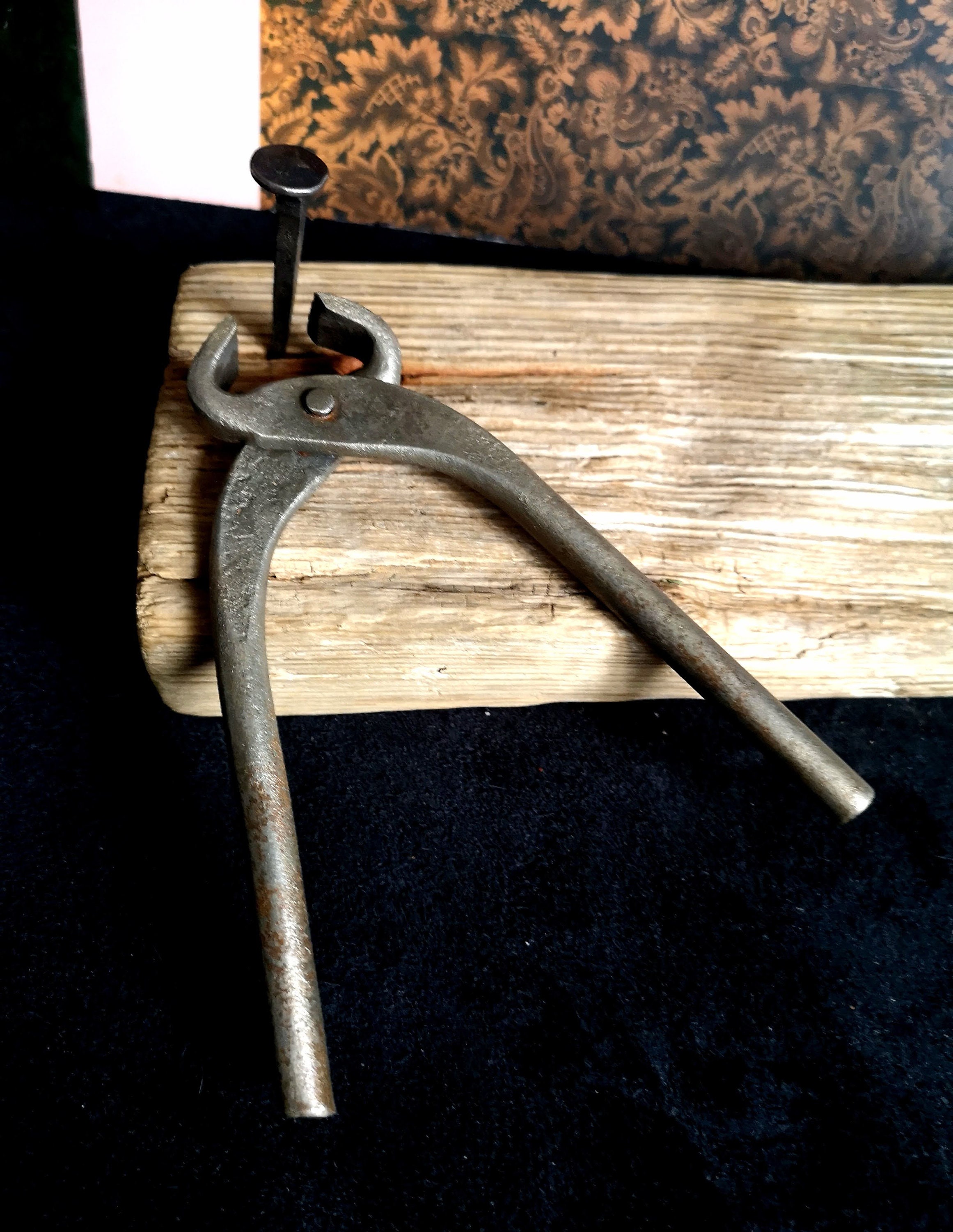Vintage Pliers Old Work Tool Forged Pliers Garage Decor Workshop Decor ...