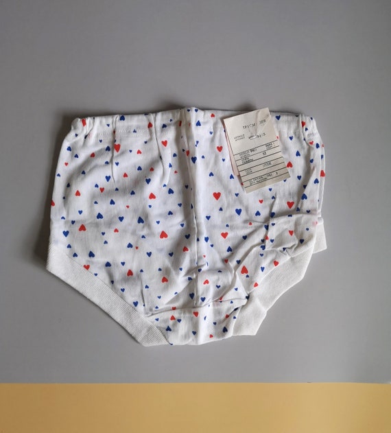 Soviet Vintage Girls Viscose Cotton Underpants Unworn… Gem