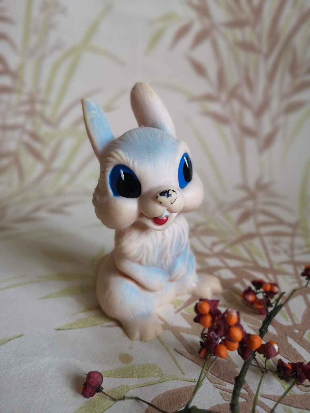 Soviet Vintage Soft Rubber Toy Rabbit Retro USSR Bunny Collectible USSR ...