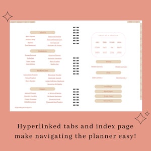 Undated Digital Planner, Editable Digital Planner, Monthly Weekly ...