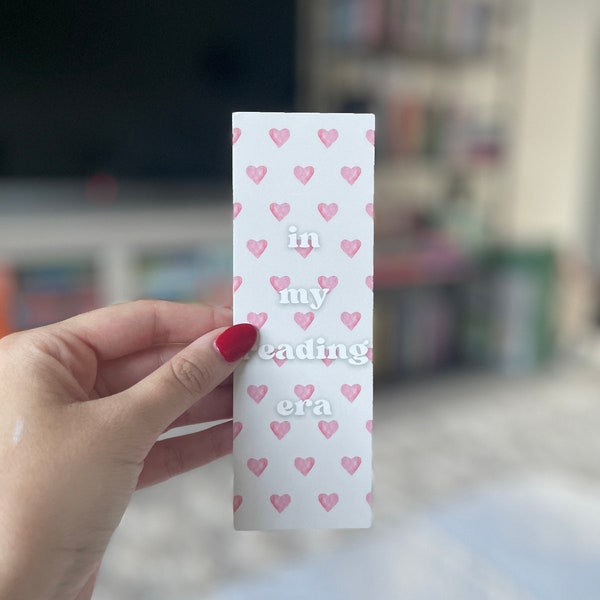 Heart Bookmark - Etsy