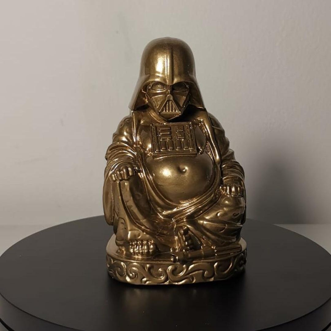 Darth Buddha – Gold Darth Vader Meditation Statue - Etsy
