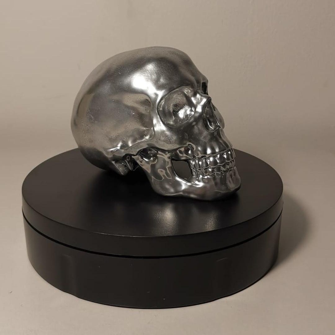 Chorme Skull - Etsy